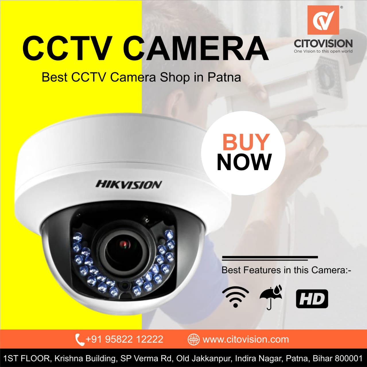 Top CCTV Camera Dealer in Gola Road – CitoVision